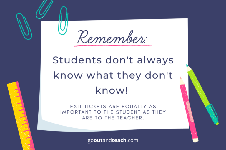 5 Powerful Reasons Why You Need to Use Exit Tickets for ELA During ...